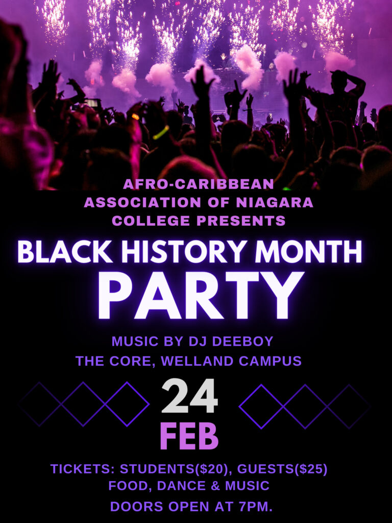 Black History Month Celebration Event - Niagara College International Division