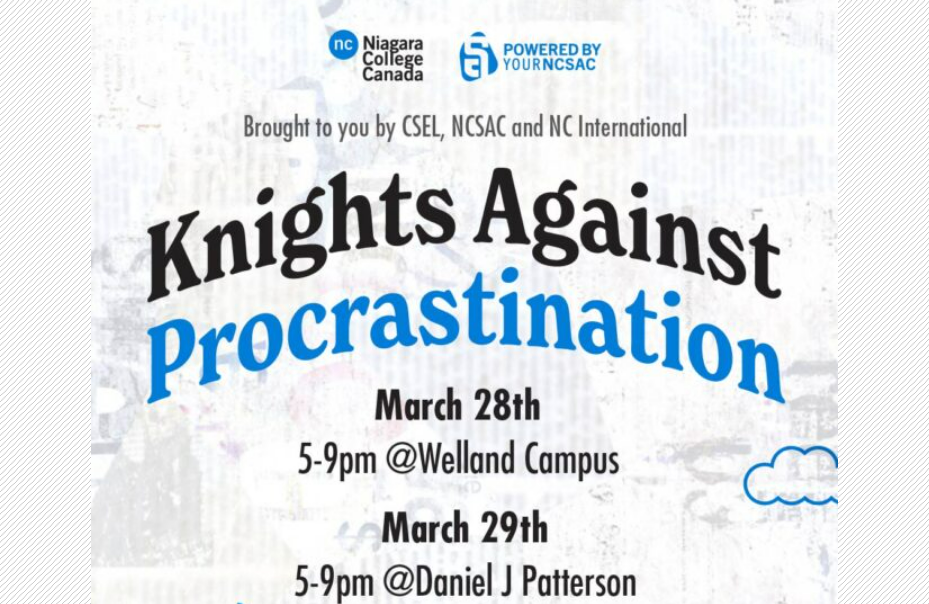 Unwind and de-stress at the Knights Against Procrastination event ...